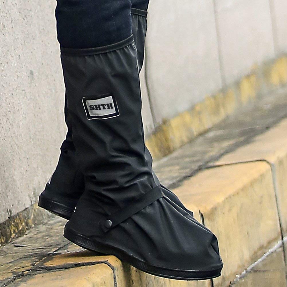 Black Waterproof Rain Boot (over shoe) | Italian Motors USA LLC