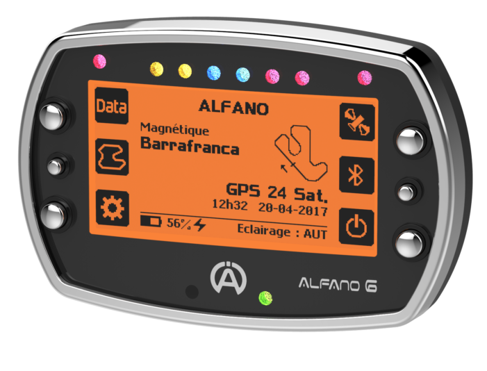 Alfano 6 (2 temps) Data Logger Gauge | Italian Motors USA LLC
