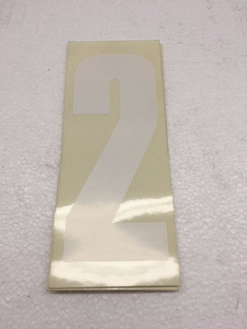 Number Stickers - White With Transparent Background | Italian Motors ...