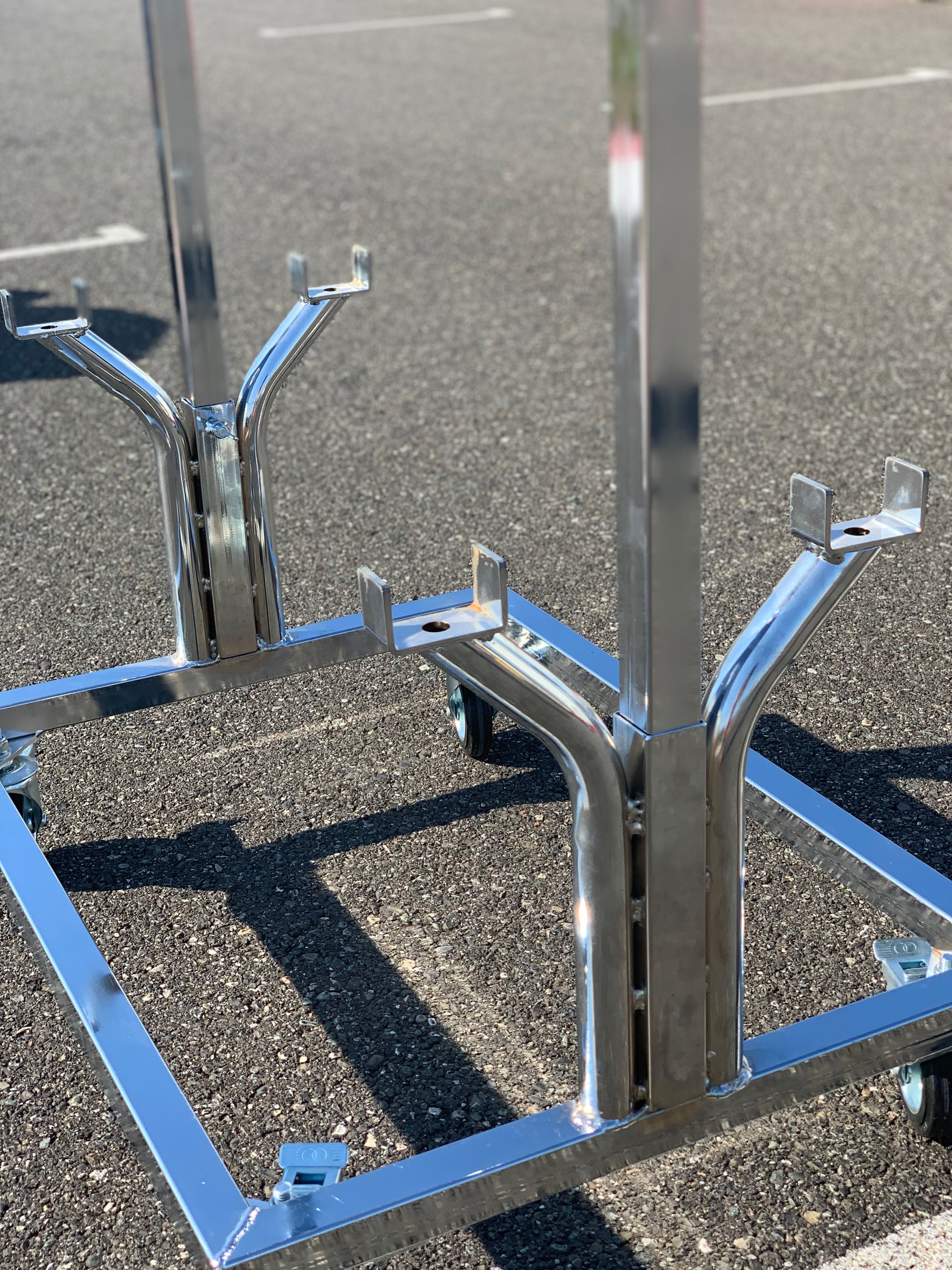 HQ Dual Kart Display Stand | Italian Motors USA LLC