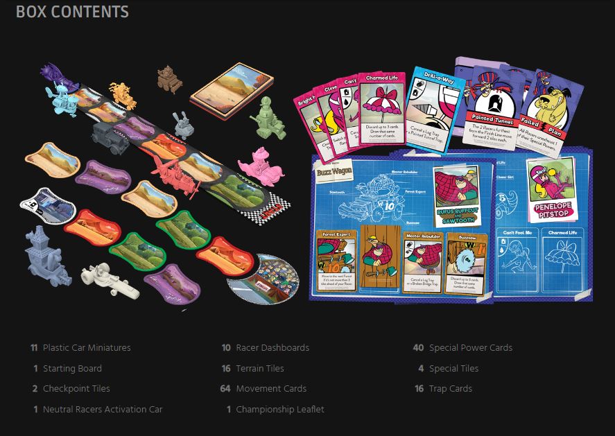 Board Game - Wacky Racers | Italian Motors USA LLC