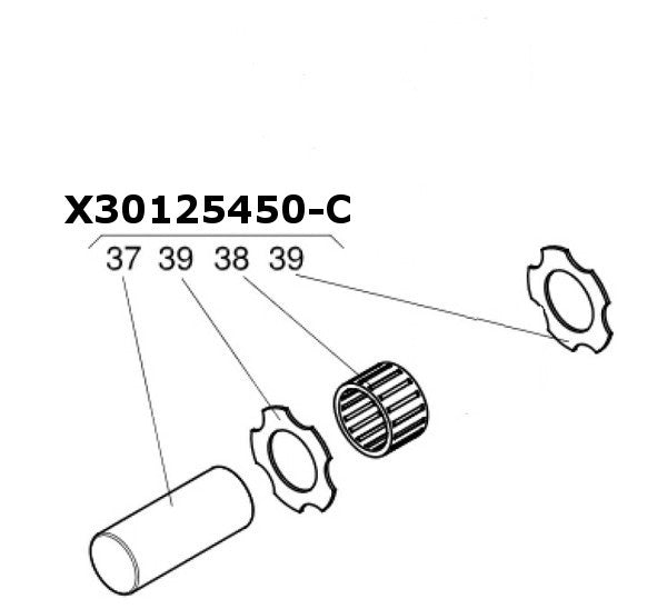 X30 Crank Pin Assembly | Italian Motors USA LLC