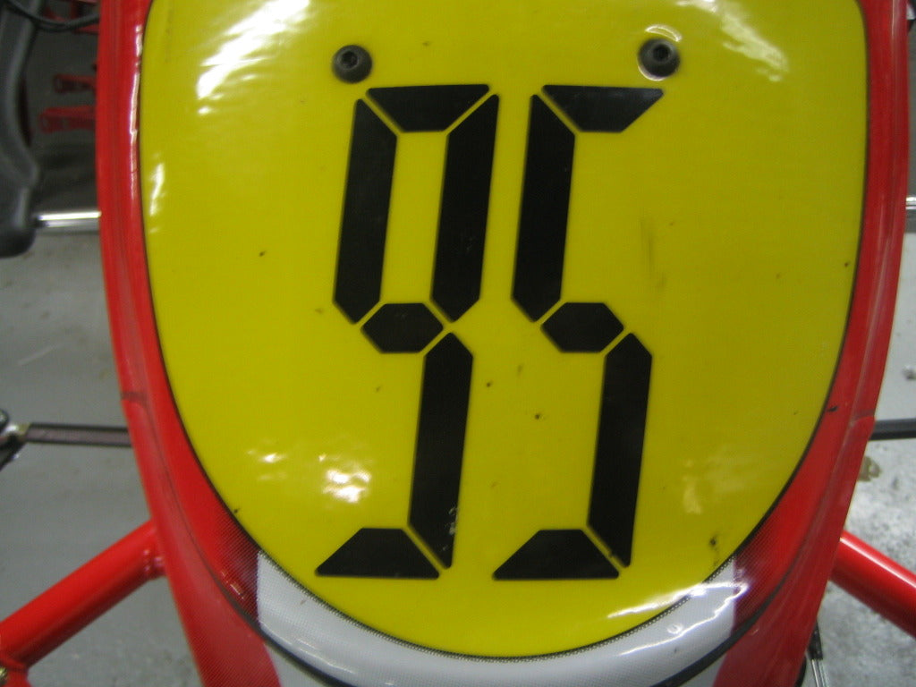 Digital Number Stickers | Italian Motors USA LLC