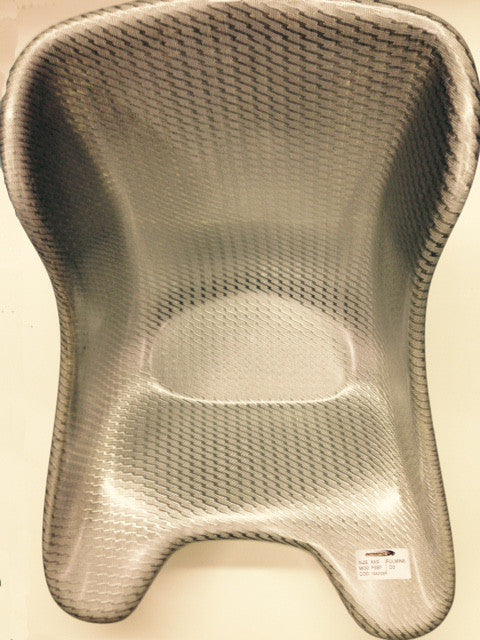 IMAF F6 Silver Fiberglass Seat | Italian Motors USA LLC